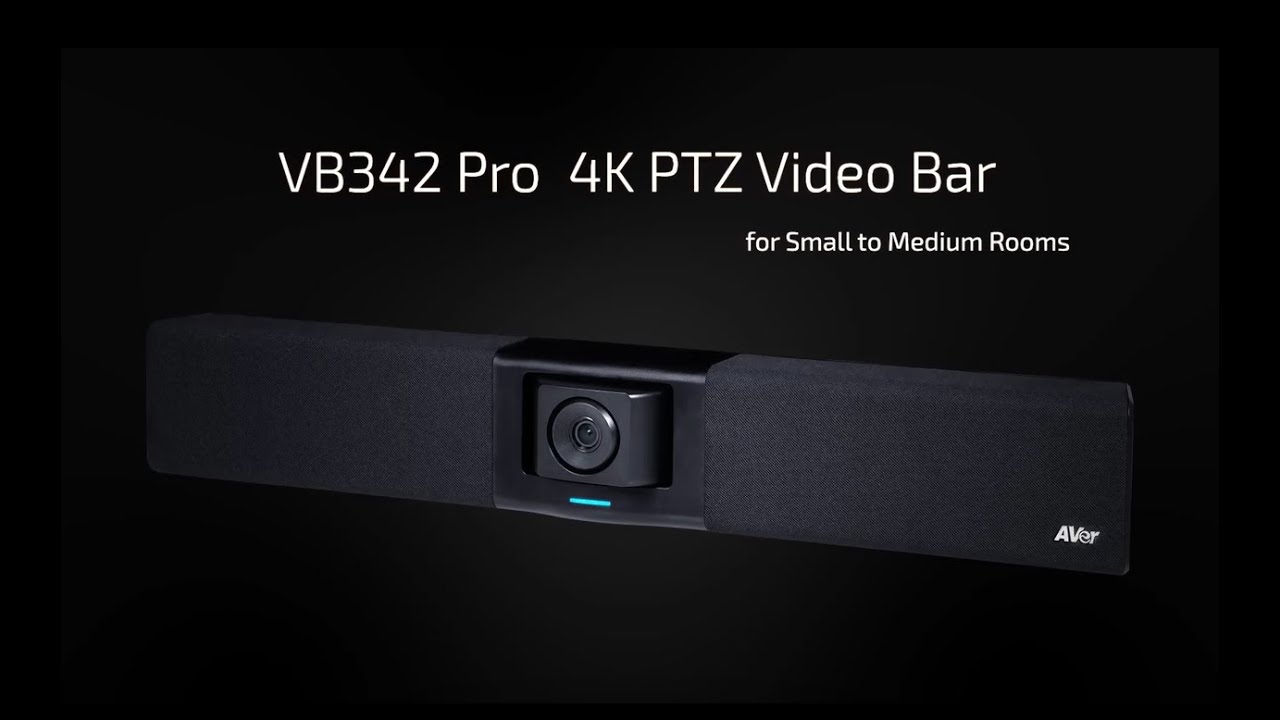 AVer VB342 Pro Intro Video | 4K PTZ Video Bar for Small to Medium Room ...