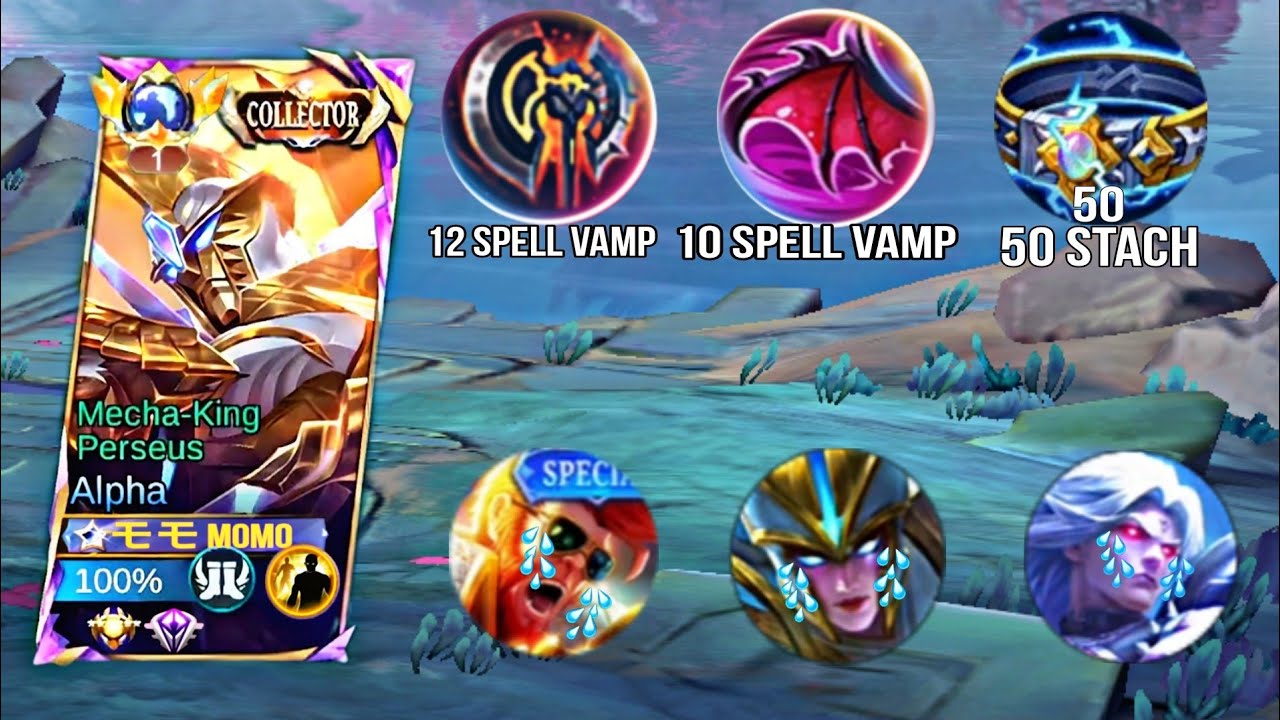 ALPHA TOP GLOBAL BEST BUILD ITEMS AND EMPLEAM 2024 SOLO RANGER MLBB ...