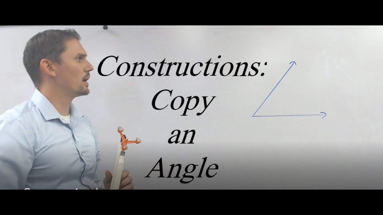 Constructions Copy an Angle - YouTube