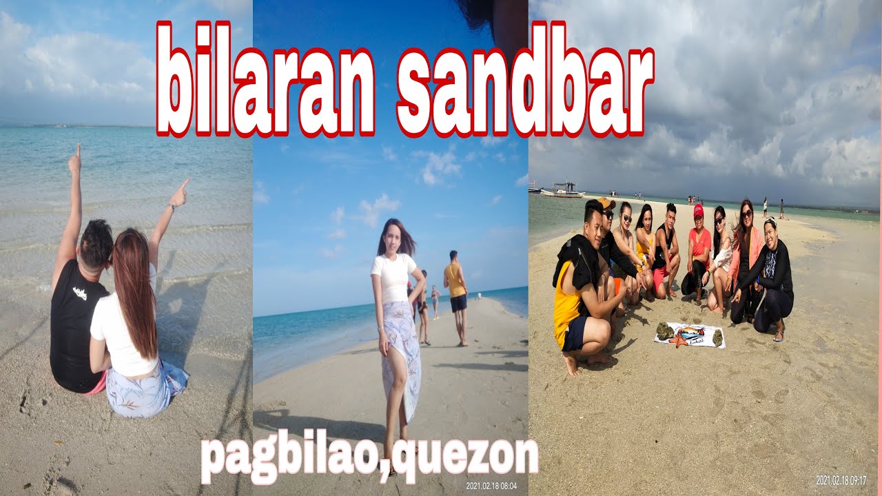 Bilaran sandbar|PABILAO QUEZON Tour joiners - YouTube