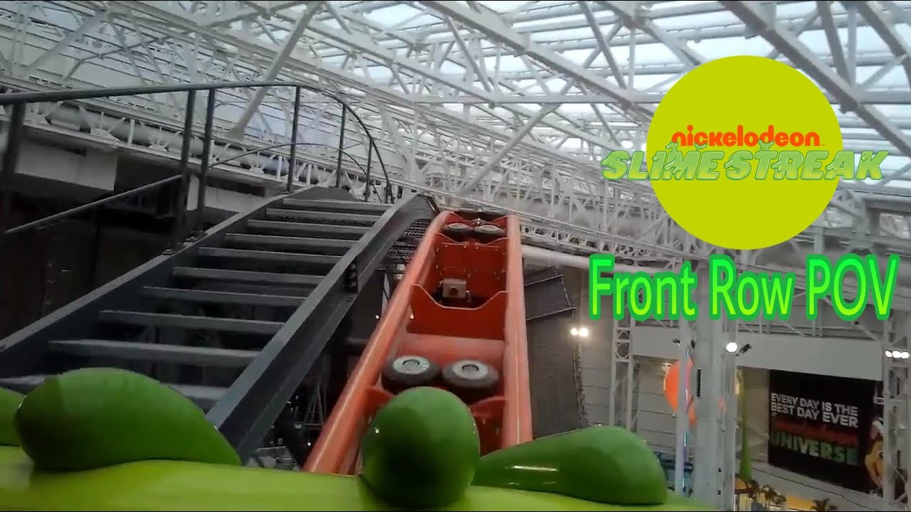 Slime Streak Front Row POV November 2020 - Nickelodeon Universe Theme ...