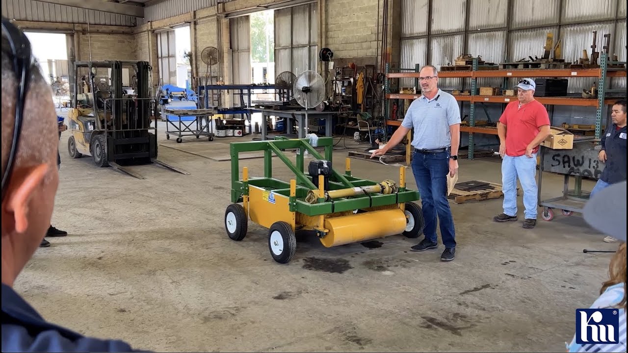 Kennco Raised Bed Mower - YouTube