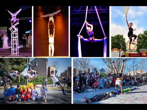 ACROBATIE et CIRQUE en Provence. Equilibre sur chaises, acrobatie ...