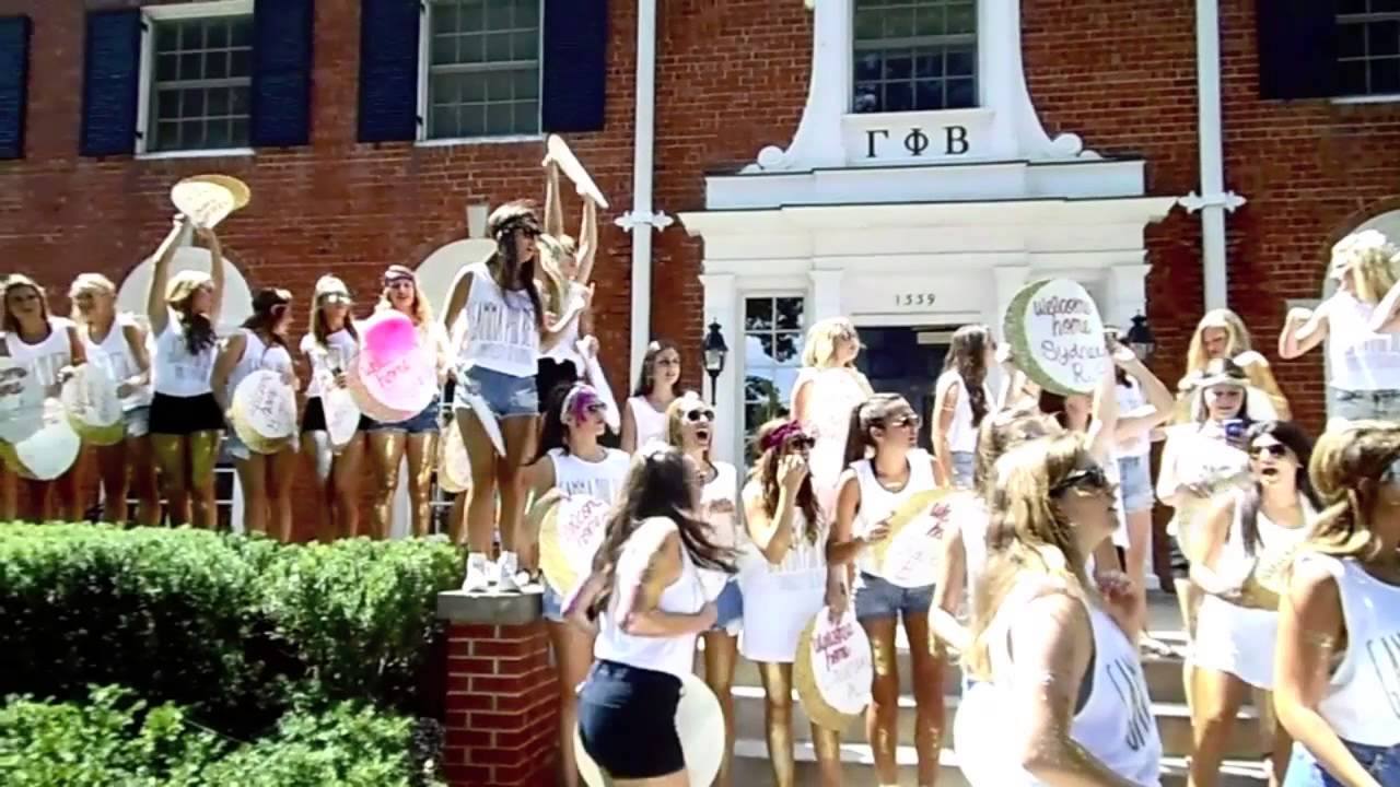 University of Kansas Gamma Phi Beta Bid Day 2015!! - YouTube
