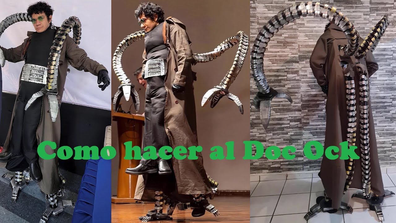 Como hacer al Doctor Otto Octavius Doc Ock Dr. Octopus - YouTube