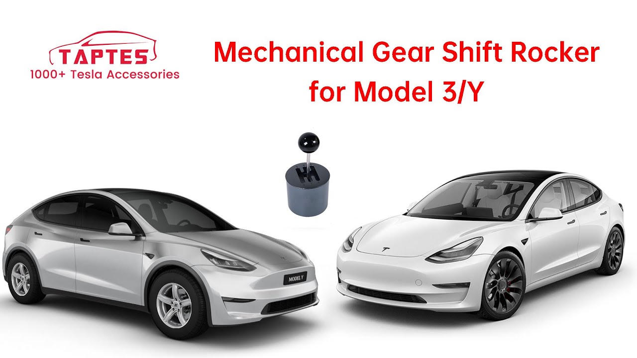 TAPTES® Mechanical Gear Shift Rocker for Model 3/Y Center Console Cup ...