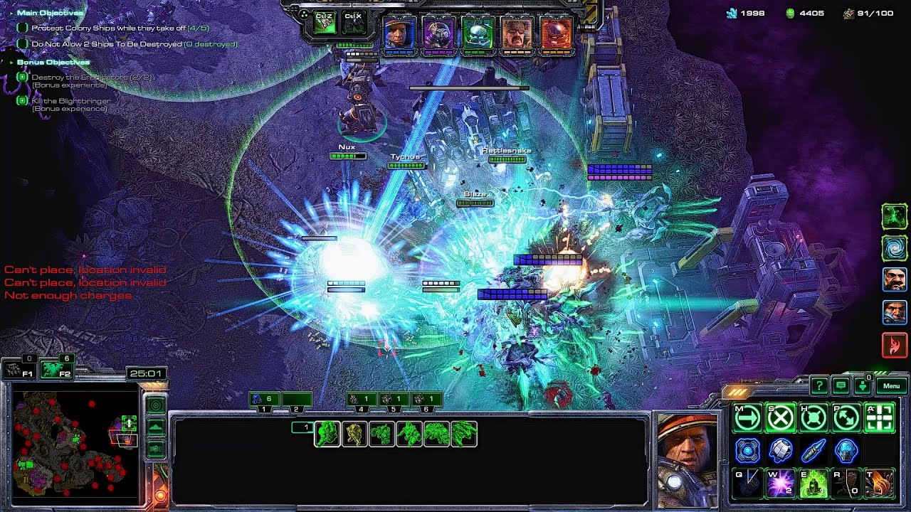 SC2 Co-Op Miner Evacuation "Chilling Adaptation" Tychus GamePlay ...