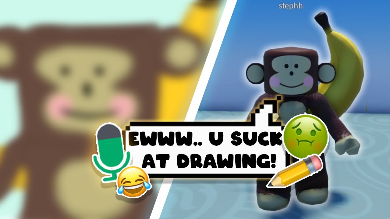 Drawing Roblox Avatars in MIC UP... BUT I DONT KNOW HOW TO DRAW - YouTube