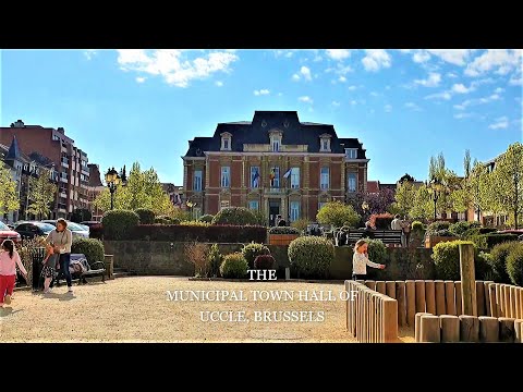THE MUNICIPAL TOWN HALL OF UCCLE, BRUSSELS