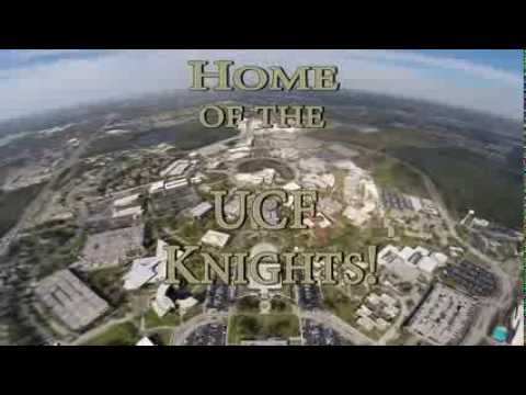 UCF Knights University of Central Florida Campus Aerial View - YouTube
