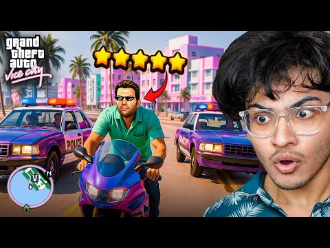 I BECAME MOST WANTED CRIMINAL | GTA VICE CITY #5