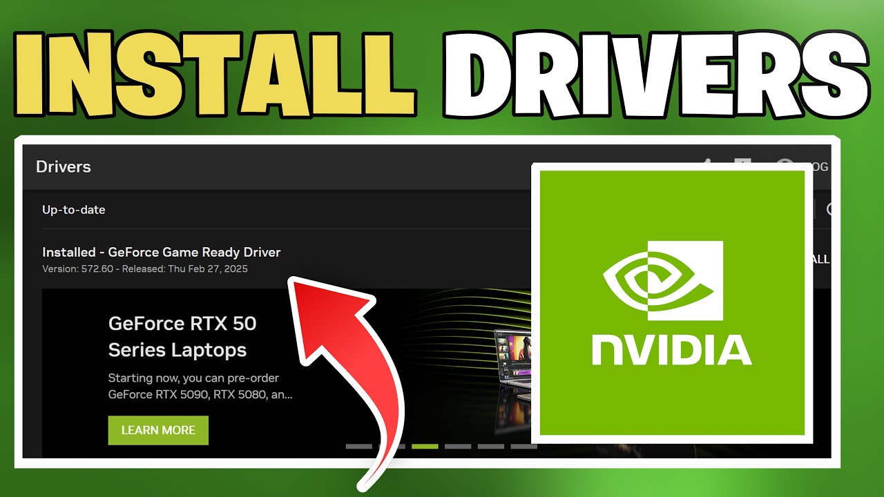 How To Install New NVIDIA Drivers in Windows 11 - NEW 2025🎮 - YouTube
