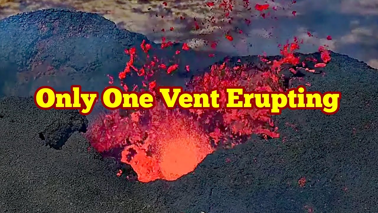 Only One Active Vent Erupting In Iceland Litli-Hrútur Fagradalsfjall ...