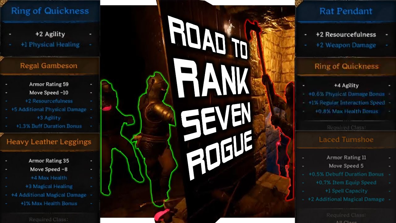 Road To Rank 7 Rogue | Dark and Darker - YouTube