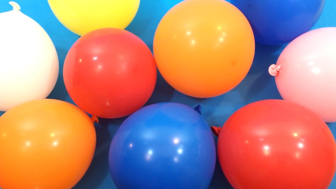 Learn Colors with Surprise Balloons Pop Drop! Special Edition Angry ...
