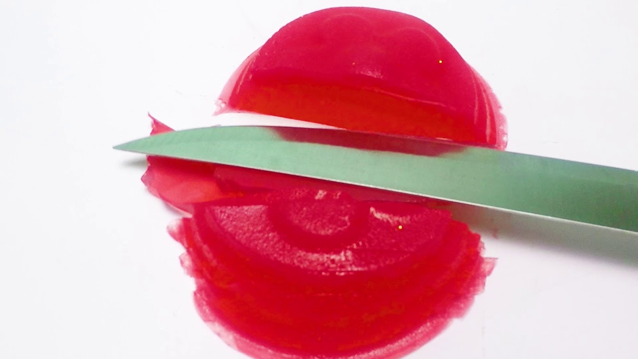 Most Satisfying Jello Cutting Asmr Compilation #5 - YouTube