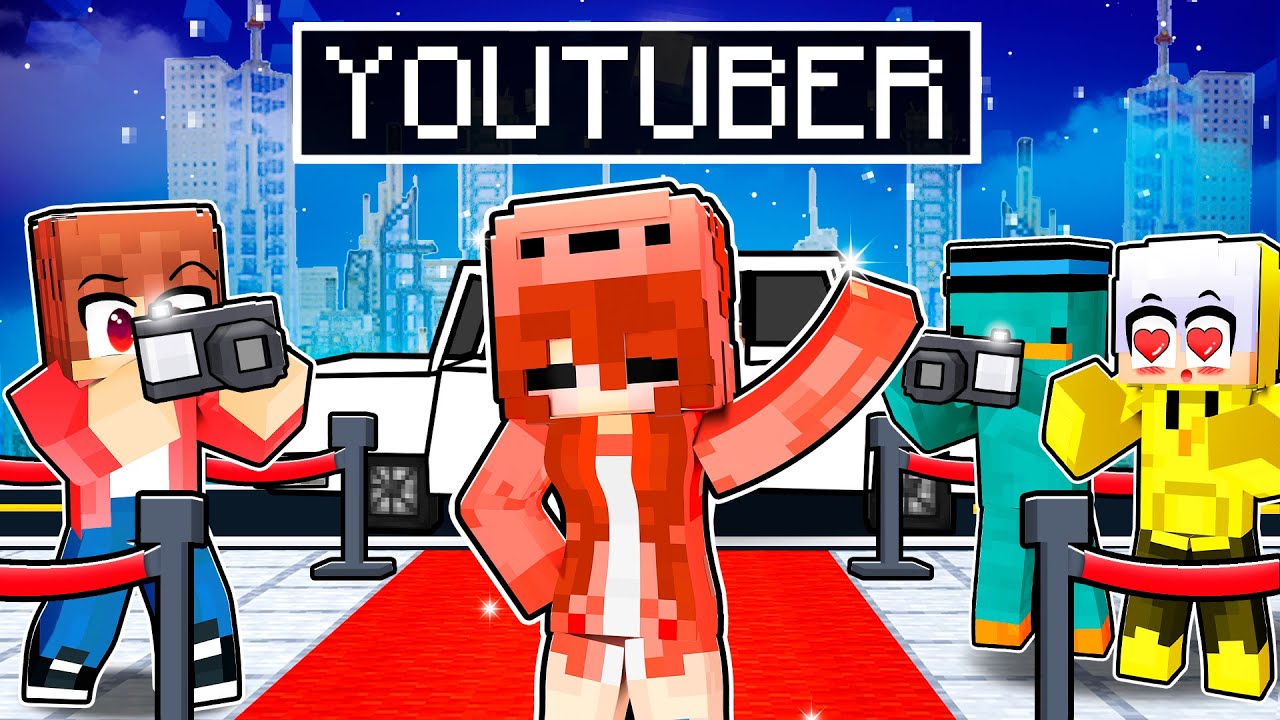 ANDREA Se Volvió Youtuber En Minecraft! - YouTube