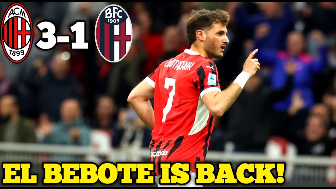 🔴SUPEEER BEBOTE GIMENEZZ! MILAN 3-1 BOLOGNA | POST-PARTIDO - YouTube
