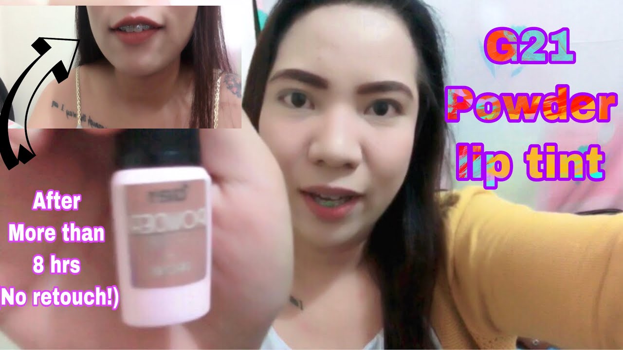 G21 powder lip ink review - YouTube