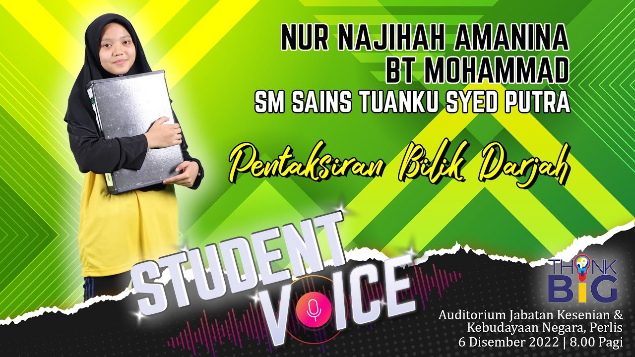 STUDENT VOICE - PENTAKSIRAN BILIK DARJAH - NUR NAJIHAH AMANINA BT M ...