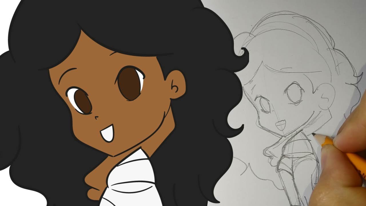 Cómo dibujar a Melpómene Chibi (Hercules) - YouTube