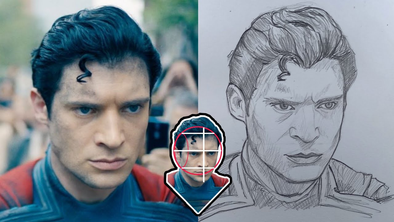 How to draw superman 2025 | James Gunn - YouTube