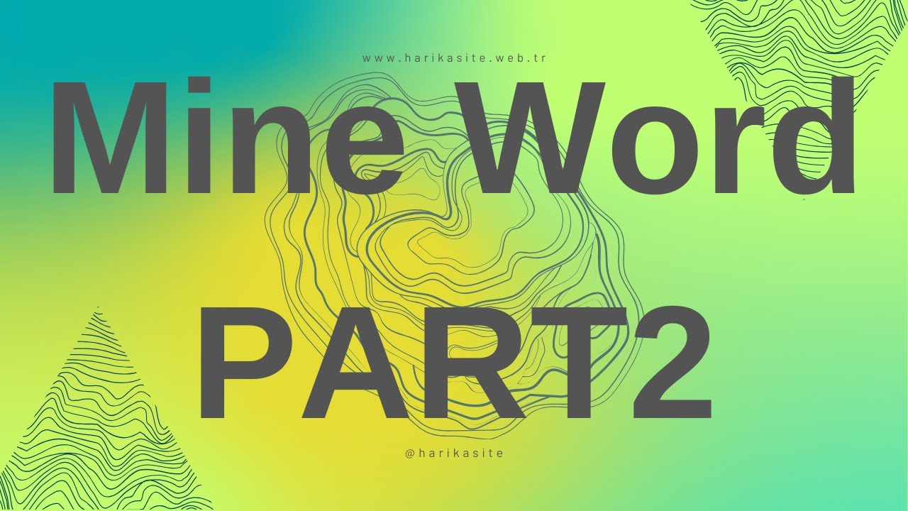 Mine Word part2 - YouTube