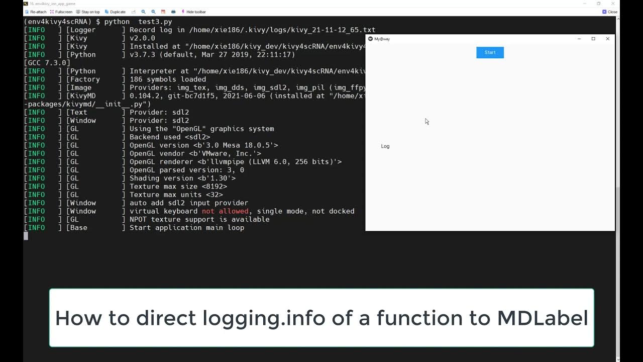 Kivy Tips: How to direct logging.info() of a function to MDLabel in ...