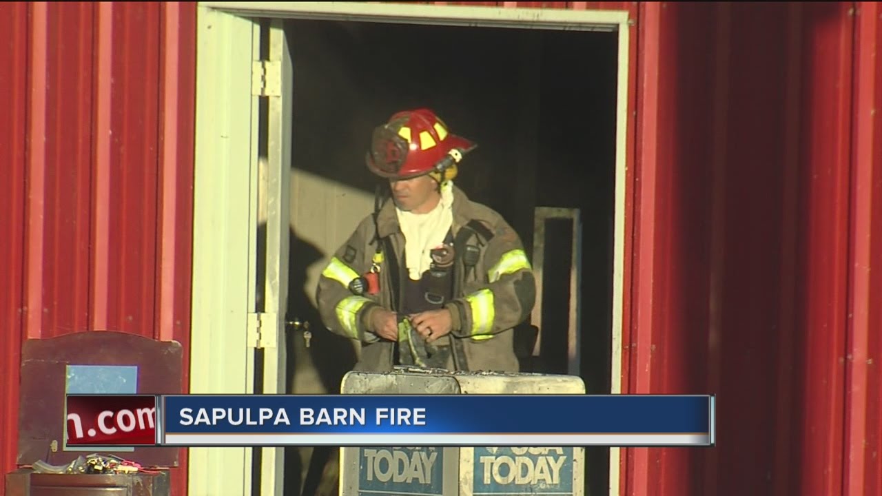 Sapulpa Barn Fire - YouTube