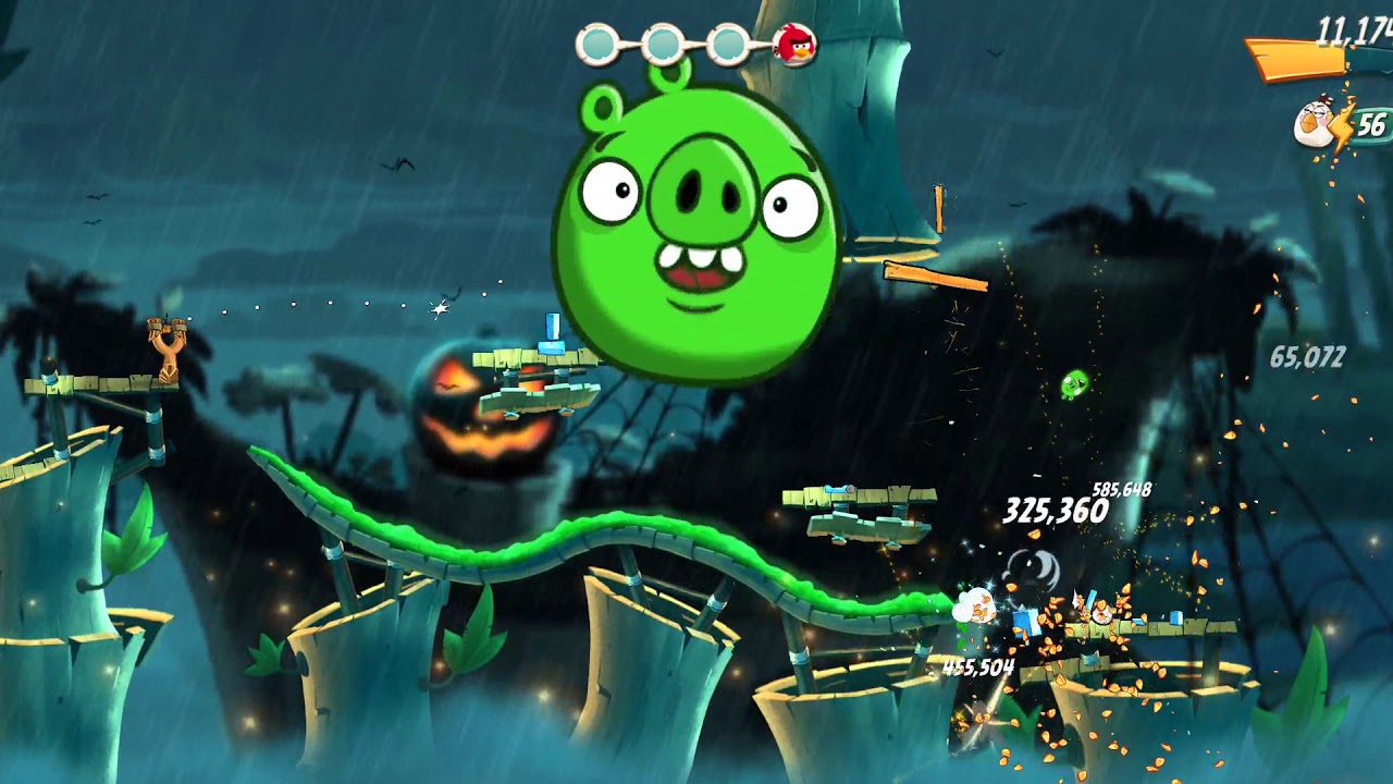 Angry Birds 2 Max Score gameplay lvl 303 and 304⭐️⭐️⭐️ all spells - YouTube