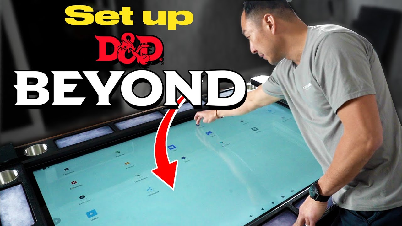 How To Set Up DnD Beyond on The Arena DIGITAL GAME TABLE - YouTube