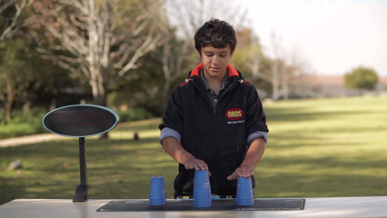 The basics of Cup Stacking explained by William Polly for Oros - YouTube