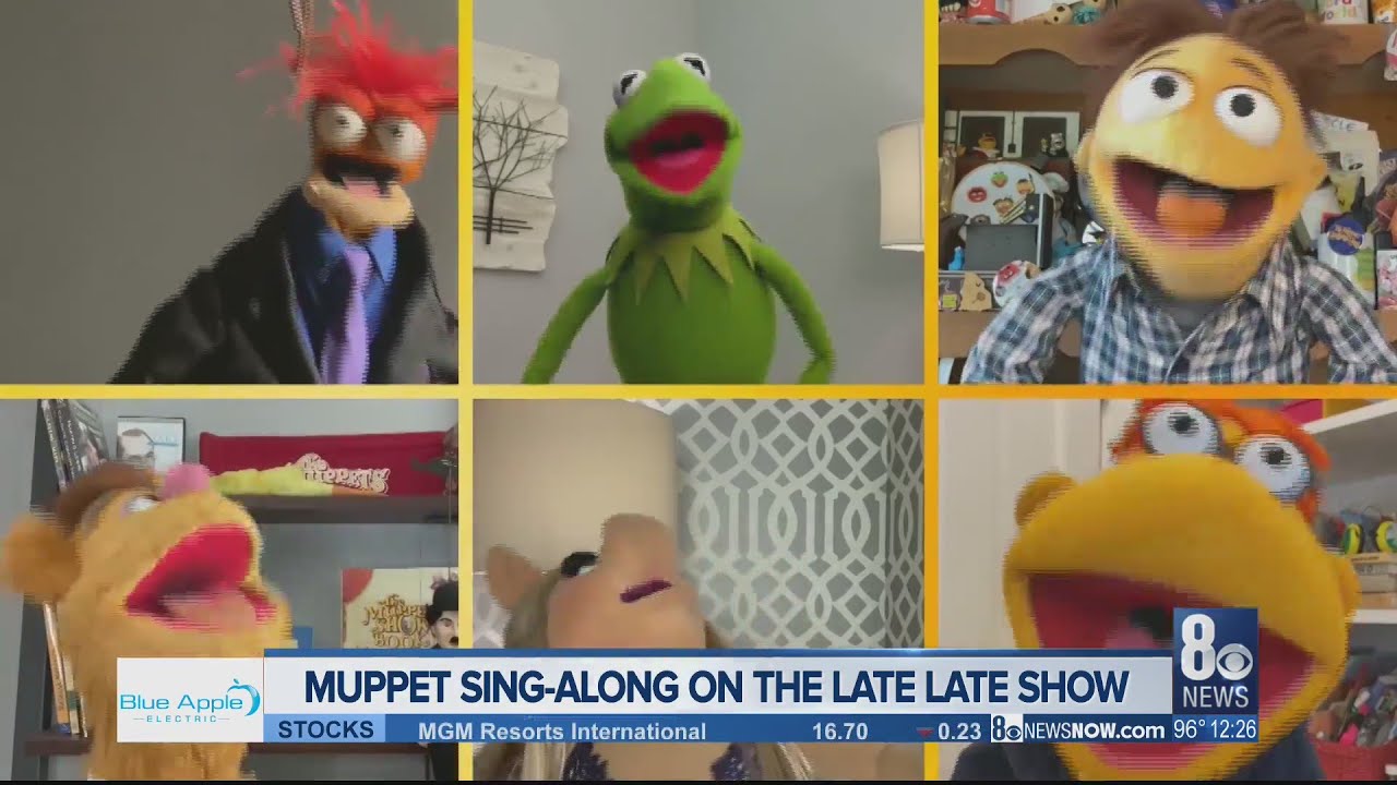 Muppet sing-along on the Late Late Show - YouTube