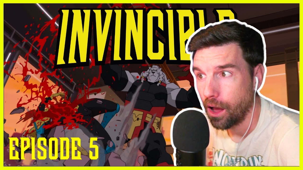 Invincible REACTION to Episode 5 - That Actually Hurt! - YouTube