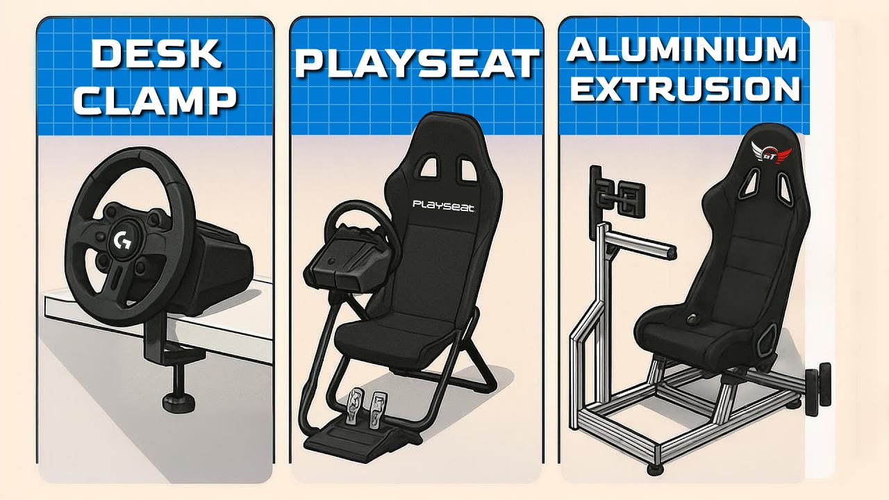 From Desk Setup to Aluminum Extrusion Rigs - Which Sim Rig Should You ...