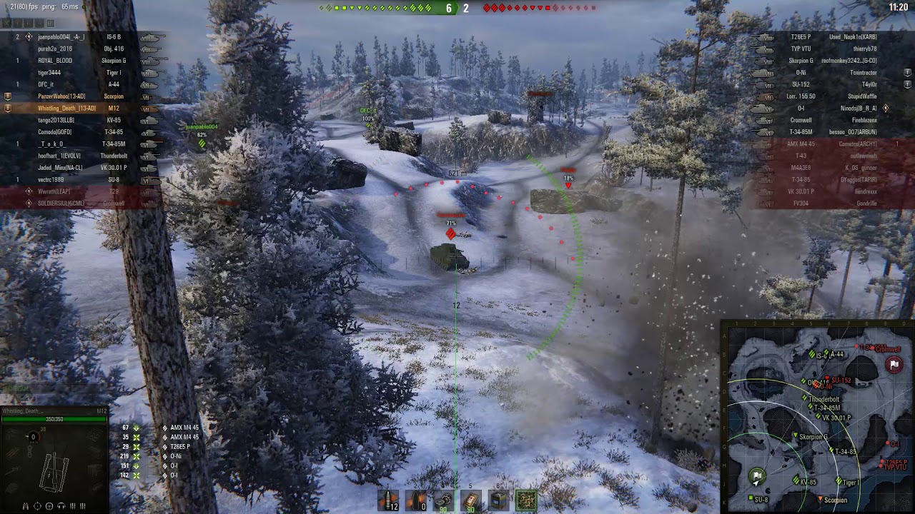 M12 SPG, Arctic Region, #1 in the Battle! - YouTube