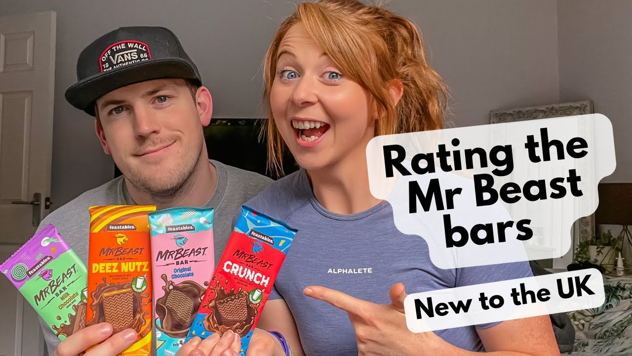 Trying Mr Beast Bars - New To The UK - YouTube