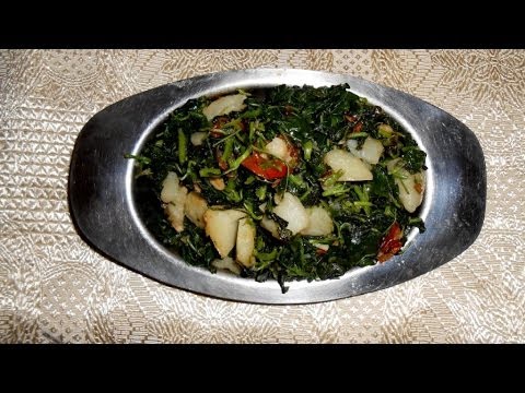 Easy to make Green Saag recipe - YouTube