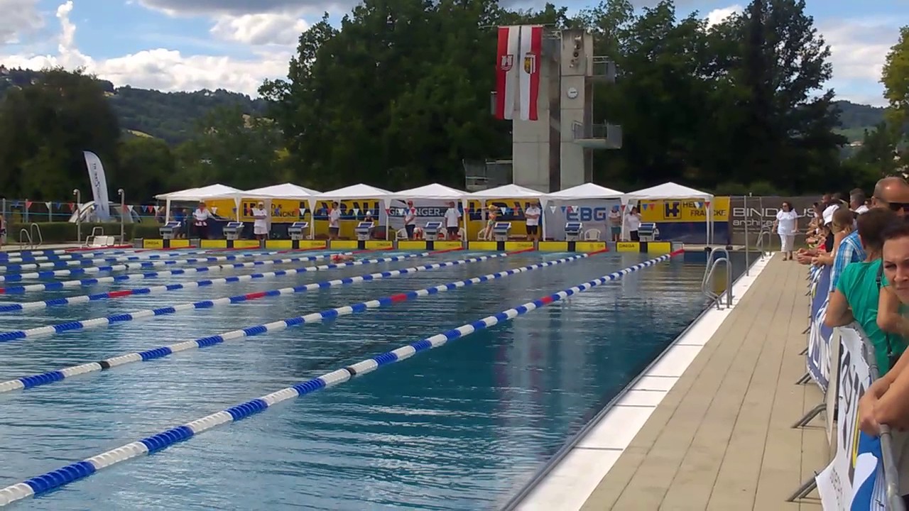 oö. Landesmeisterschaften Schwimmen - Juli 2017 - Parkbad Linz - YouTube