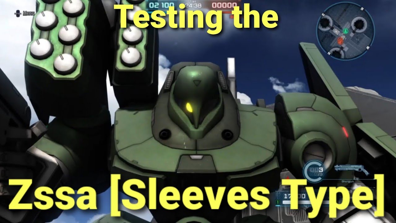 Gundam Battle Operation 2: Testing the Zssa [Sleeves Type]! - YouTube