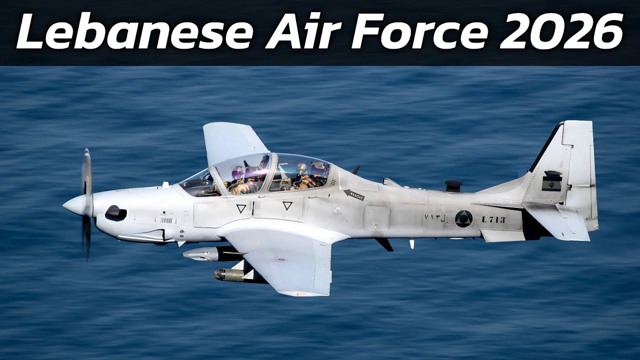 Lebanese Air Force 2026 | Combat Fleet - YouTube