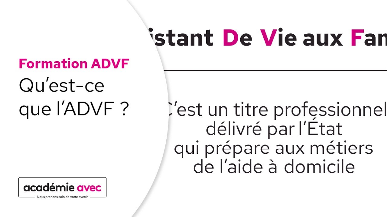 ADVF, c'est quoi ? - YouTube