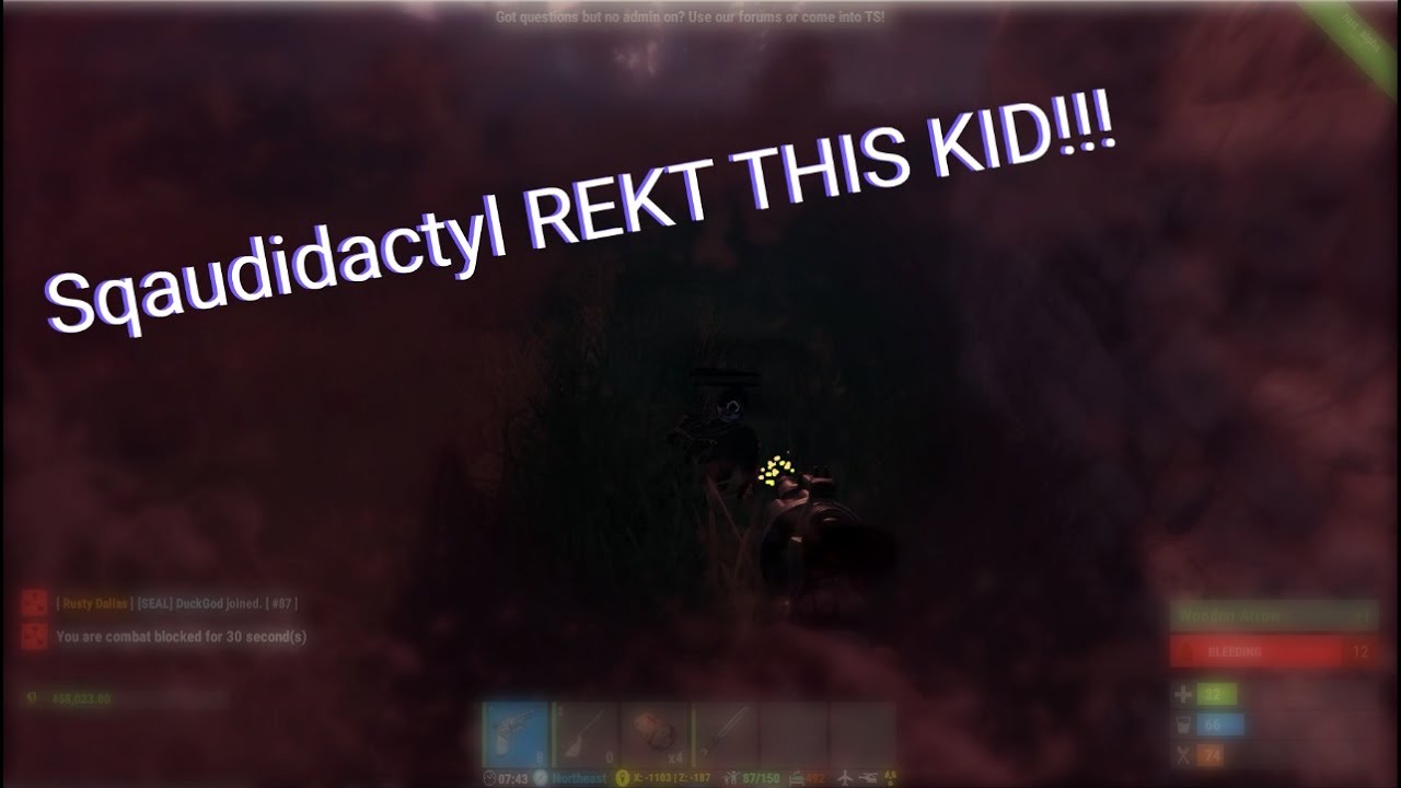 Rust Episode 1 *Squadidactyl REKT THIS KID BRO!!* - YouTube