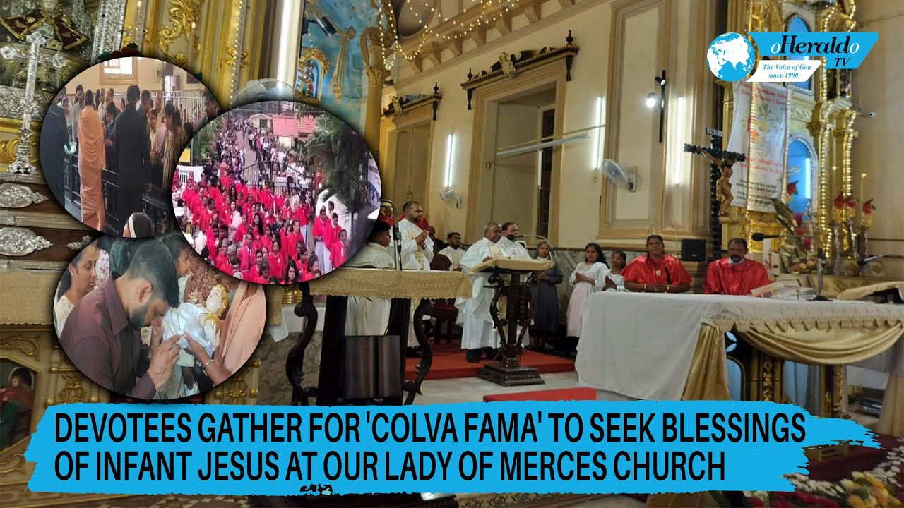 Devotees Gather for 'Colva Fama' to Seek Blessings of Infant Jesus at ...
