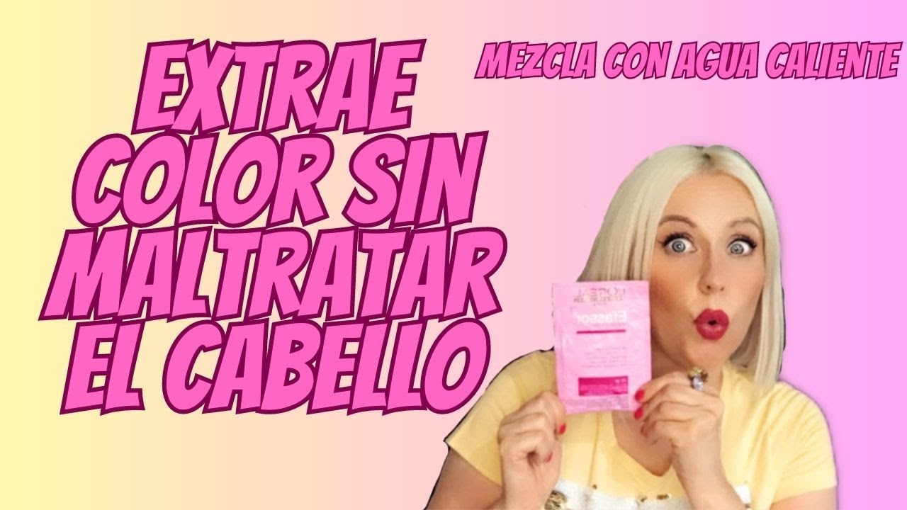 EFASSOR PARA EXTRAER COLOR SIN MALTRATAR EL CABELLO 💇🏼‍♀️ @lorealpro ...