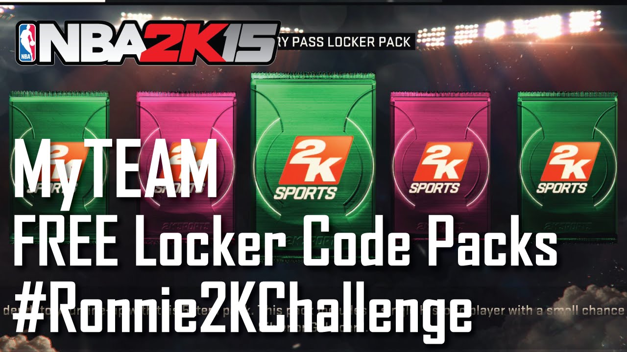 NBA 2K15: Free Locker Code Packs - #Ronnie2KChallenge - YouTube