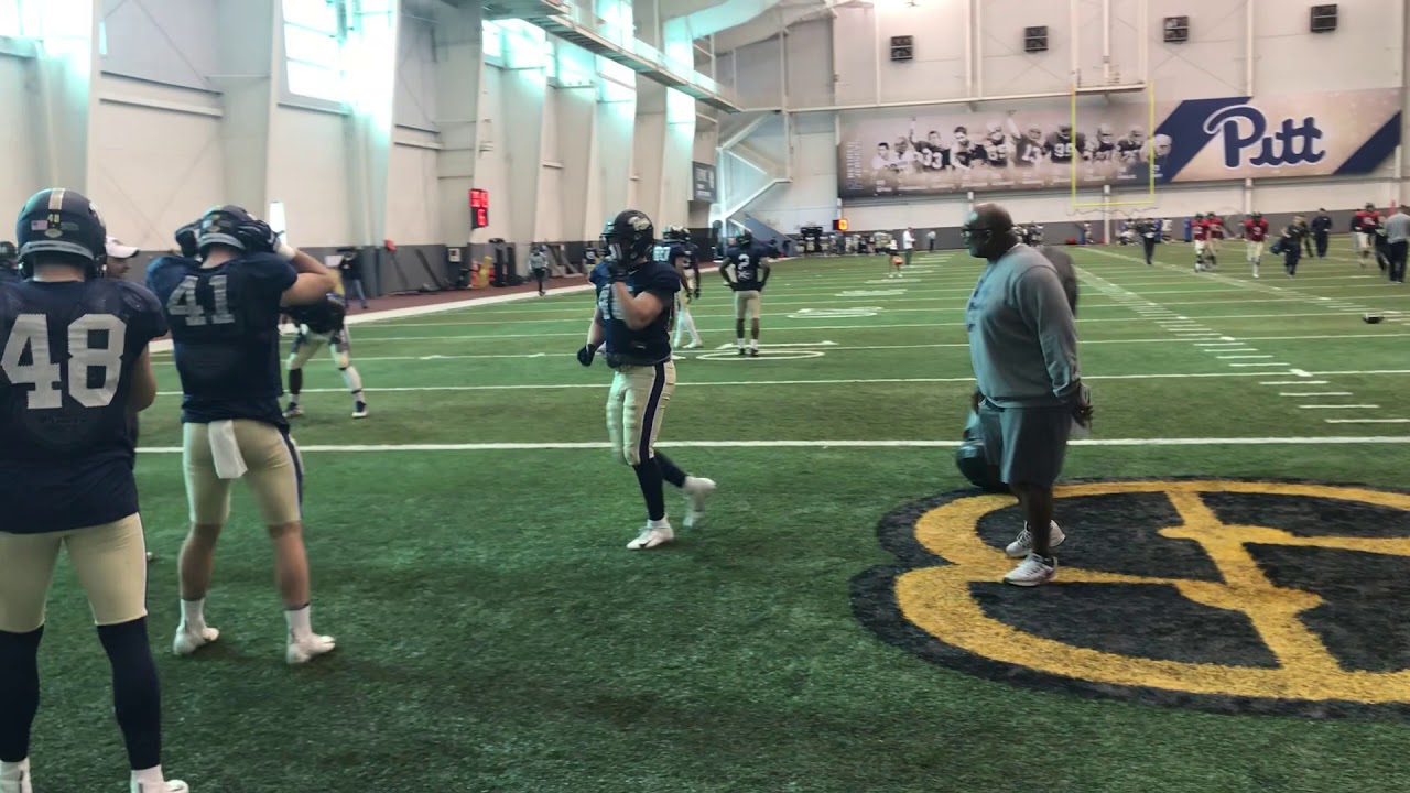 Pitt FB Cut Block Drill 3/26/19 | Pitt Spring Practice | PSN - YouTube