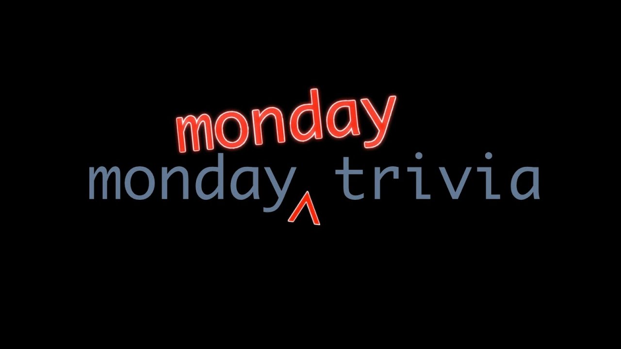 Monday Monday Trivia YouTube monday-monday-trivia-youtube