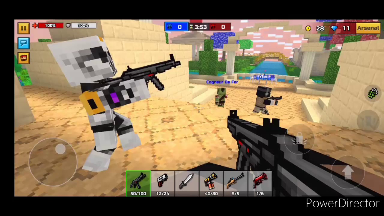 Pixel gun gameplay trailer legendado - YouTube