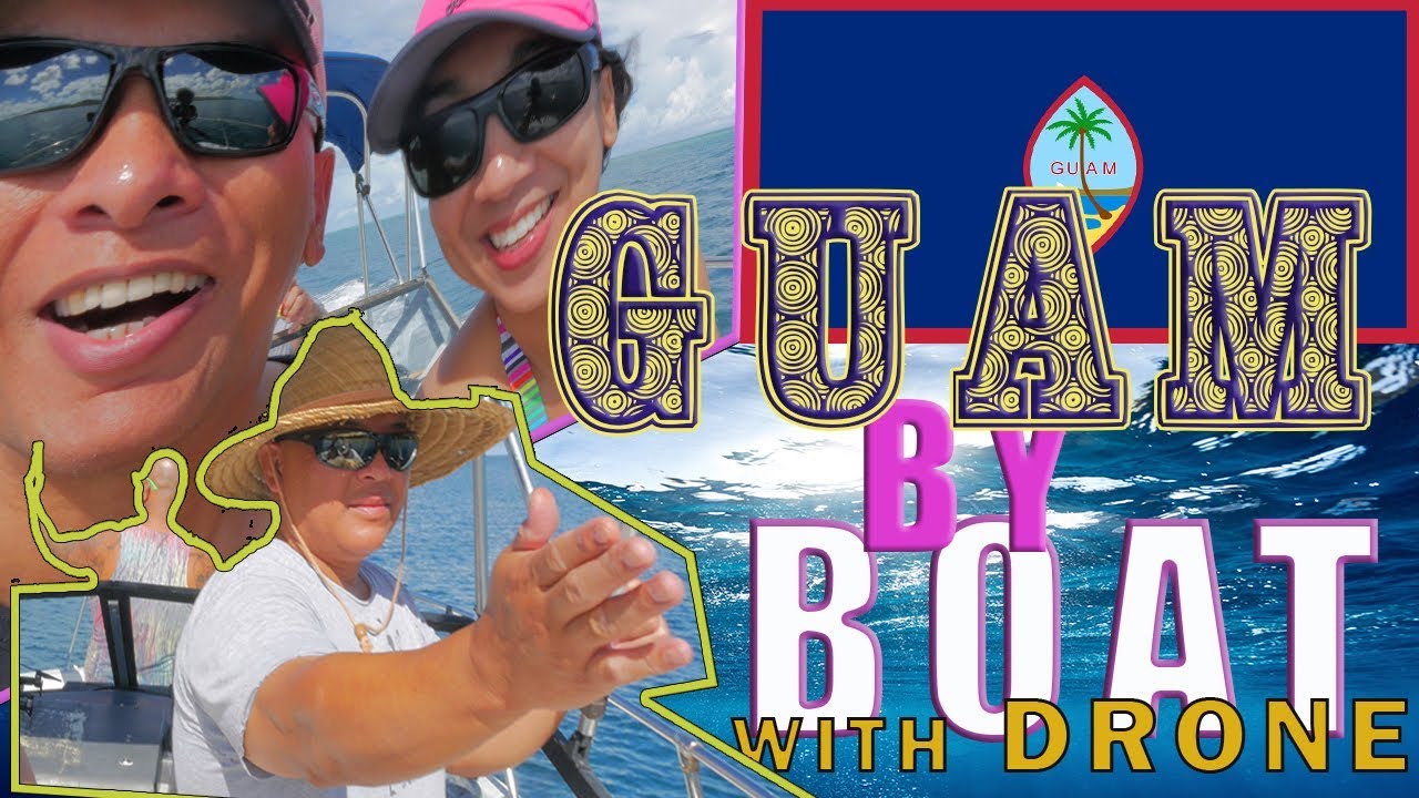 Guam by Boat with Drone! Cetti, Sella, Fouha (Fua) Rock, Umatac, Cocos ...